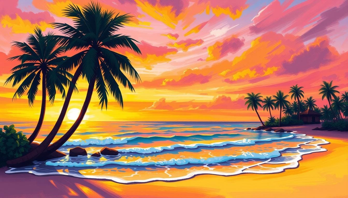 Mejores Prompts para Crear Imágenes de Playas Tropicales con IA