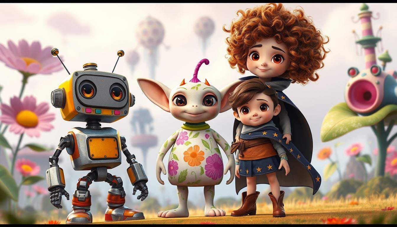 Prompts para Crear Imagen de Personajes de Pixar con IA