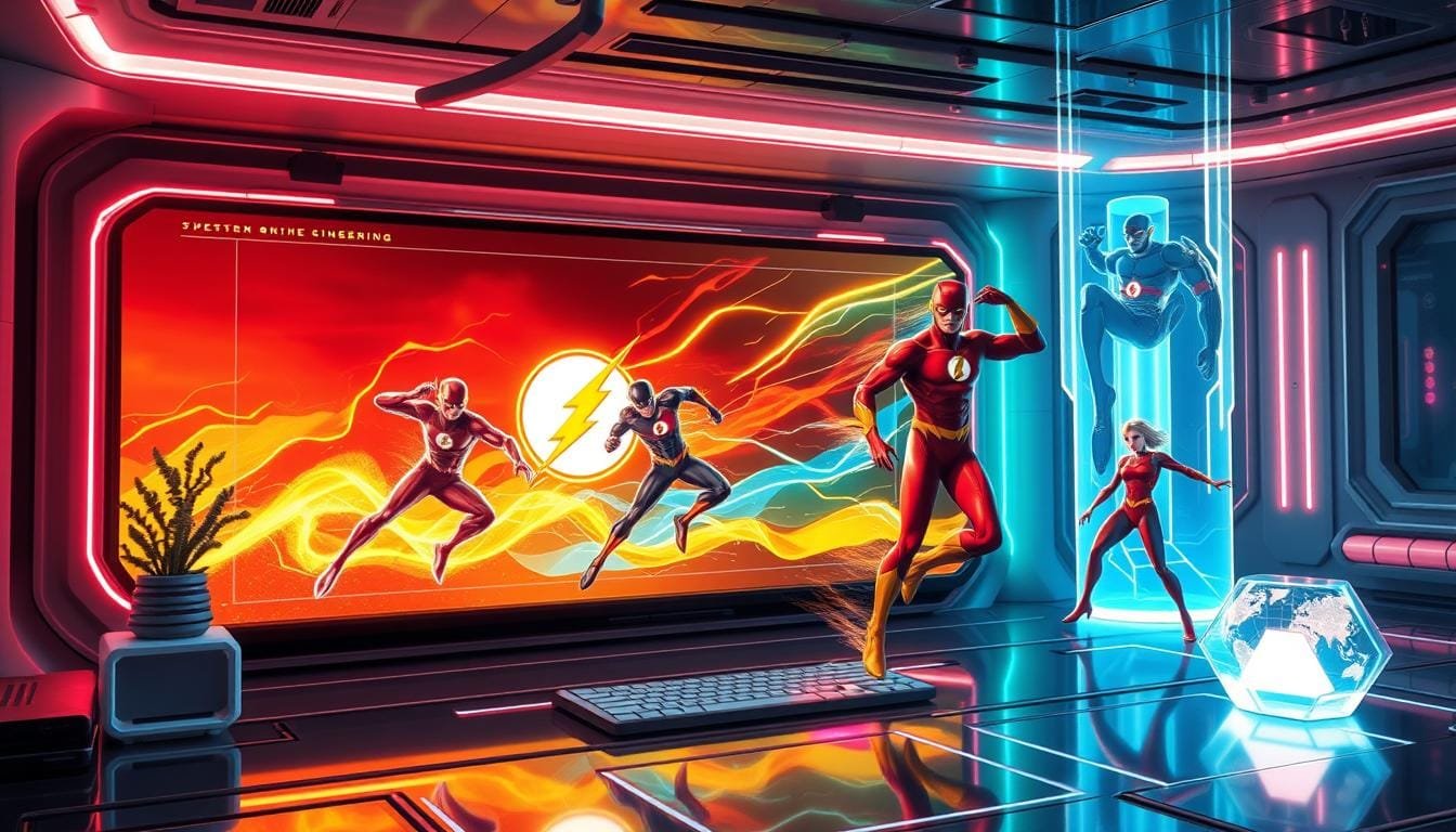 Prompts para Crear Imagen de Personajes de Flash con IA
