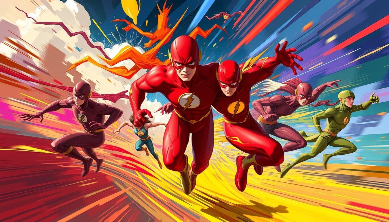 Prompts para Crear Imagen de Personajes de Flash con IA
