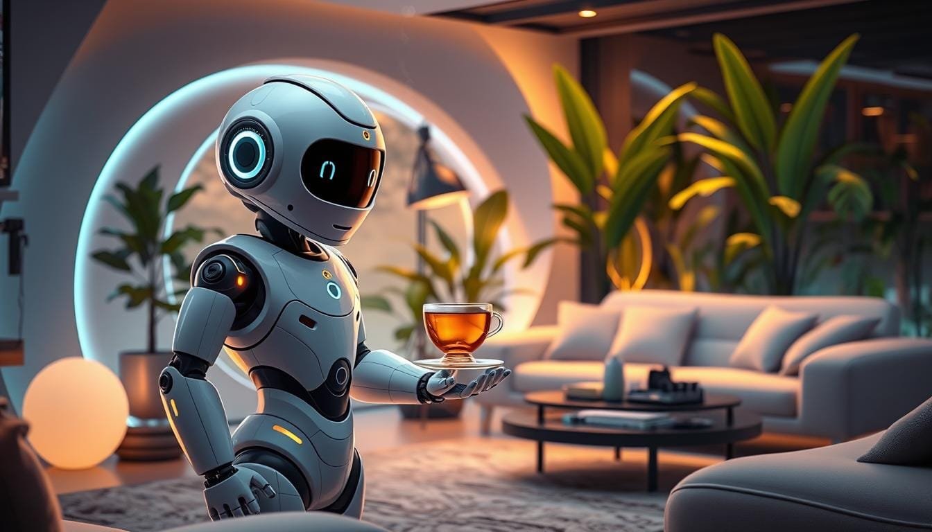 Prompts para Crear Ilustraciones de Robots de Compañía con IA