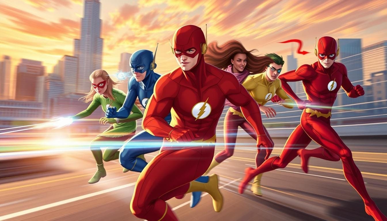 Prompts para Crear Imagen de Personajes de Flash con IA